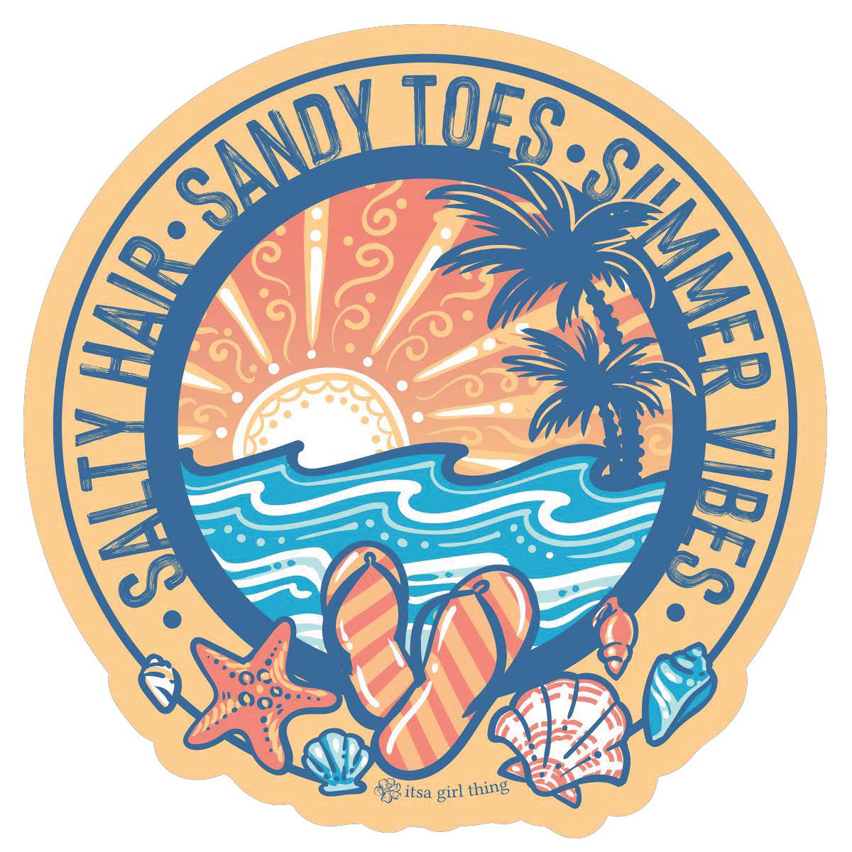 Summer Vibes Decal | Itsa Girl Thing